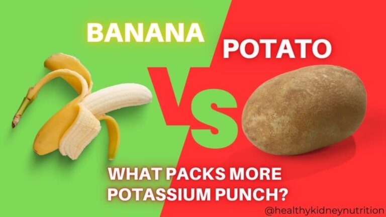 Potassium in Banana vs Potato: What Packs More Punch? - Healthy Kidney ...